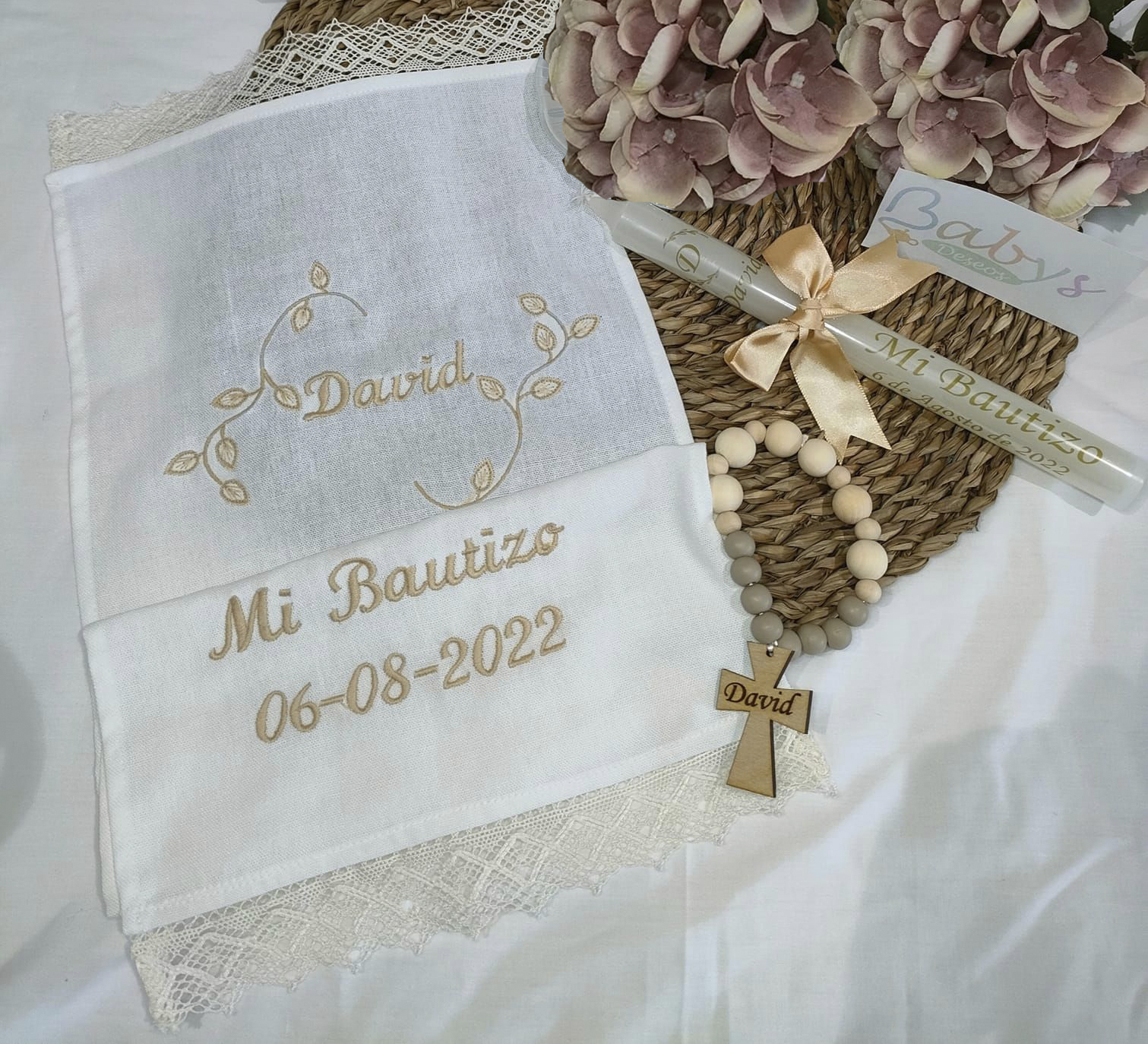 PACK KIT BAUTIZO BASIC - Babys Deseos