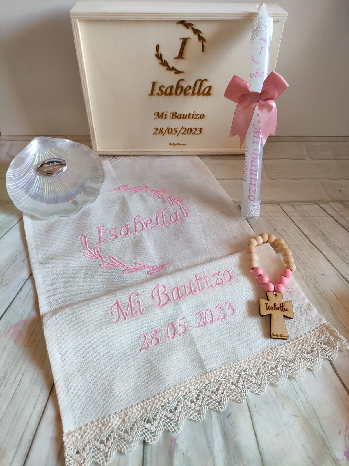 KIT BAUTIZO DELUXE - Babys Deseos